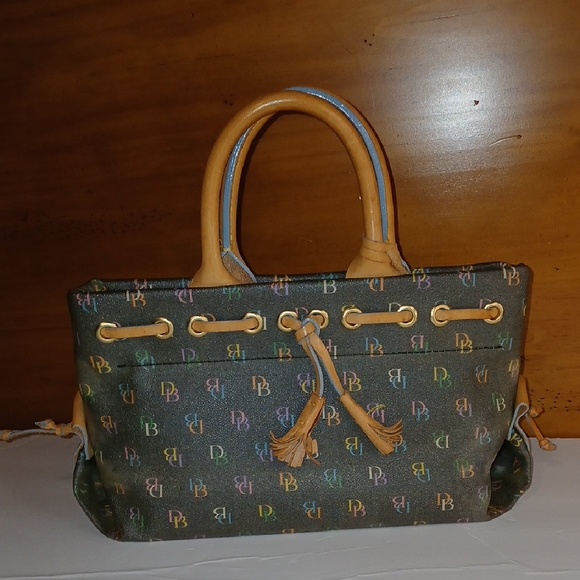 Dooney & Bourke | Bags | Dooney Bourke Multicolor Logo Bag | Poshmark